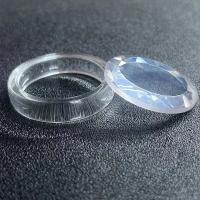 China Flat Round Sapphire Crystal Watch Glass Wristwatch Parts With Facet for sale