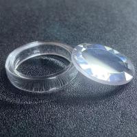 China Flat Round Sapphire Crystal Watch Glass Wristwatch Parts With Facet for sale