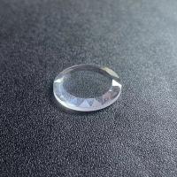 China Flat Round Sapphire Crystal Watch Glass Wristwatch Parts With Facet for sale