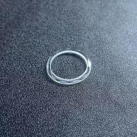 China ISO9001 Wristwatch Parts Sapphire Watch Bezel Insert With Facet for sale
