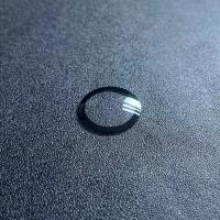 China Custom Sapphire Double Dome Watch Glass With Black Metalization for sale