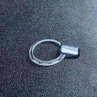China Blue Domed Sapphire Crystal Watch Glass Cylinder AR Coating for sale