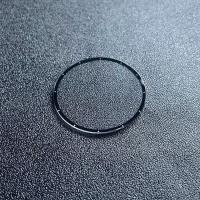 China Black Metalization Flat Sapphire Optics 7.3mm Thickness Scratch Resistant for sale