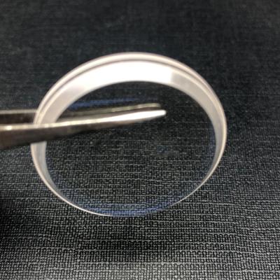 China 40mm Grooving Flat Blue AR Sapphire Crystal Watch Glass Wristwatch parts for sale