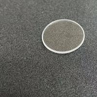 China 0.1 - 0.5mm Bevel Clear Synthetic Sapphire Crystal Watch Glass for sale