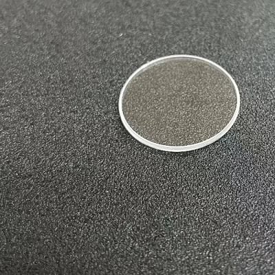 China 0.1 - 0.5mm Bevel Clear Synthetic Sapphire Crystal Watch Glass for sale