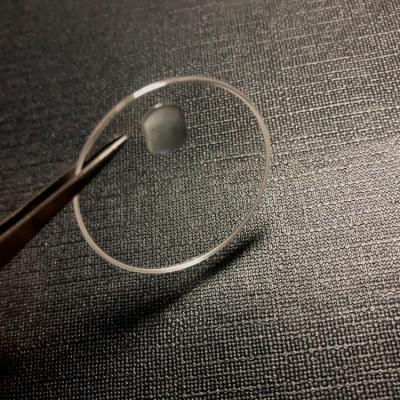 China Wear Resistant 25-35mm Sapphire Watch Glass Magnifying Plano H9 for sale