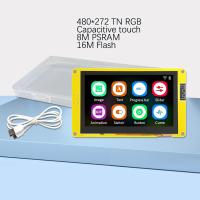 China 480*270 ESP32 Display Module HMI Arduino LVGL 4.3 Inch Capacitive Touch Screen RGB for sale