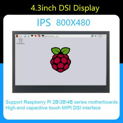 China 4.3 Inch Raspberry Pi Tft Display Module 800x480 MIPI Capacitive Touch Screen Module for sale