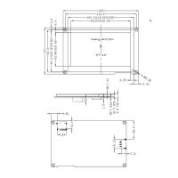 China Capacitive Touch 4.3 Inch Lcd Screen HMI Tft Display 480x270 Code Free With Font Image for sale