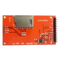 China Resistive Touch SPI Tft Lcd Module Display ILI9341 2.4 Inch Tft Lcd Display 240x320 for sale