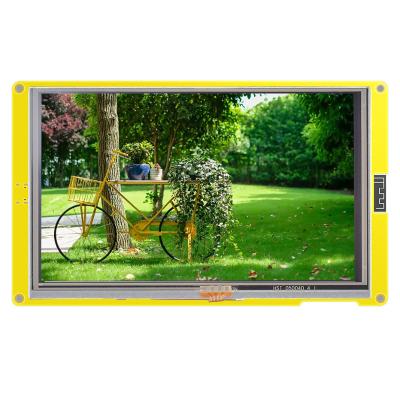 China 5-inch ESP32 TFT open frame touch screen display with a resolution of 800 * 480 resistive touch for sale