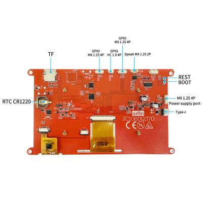 China ESP32 Display System 1020*600 Pixel Resolution with ST7262 Driver and 5V Operating Voltage for sale
