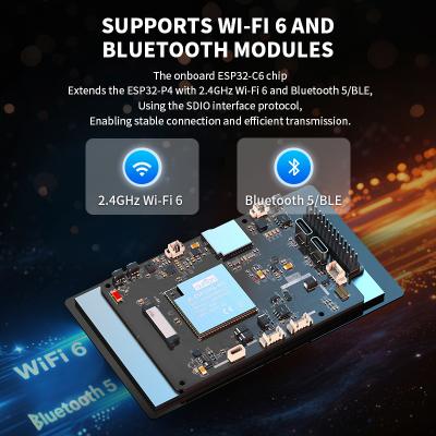 China JC4880P443C_I_W 480 × 800 resolution IPS capacitive screen ESP32P4/C6 IoT development board open source support for sale