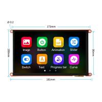 China 3.5inch Capacitive Touch HMI Display Module with 16MB Flash Memory for Control Interface Systems for sale