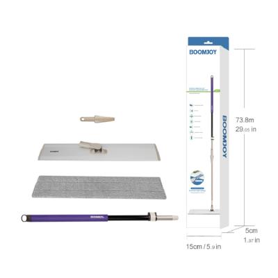 China Durable Microfiber 360 Rotatable Super Size Magic Flat Mop Aluminum Dish Mop for sale