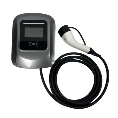China 7 kW 32A Adjustable EV Charger Wallbox with J1772 and GBT Compatibility for Electric Cars for sale