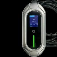 China Portable 7kW Adjustable Current EV Charger with OCPP1.6J Integration and 5M Gun Barrel Length for Electric Cars for sale