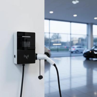 China Modern 7 kW Output Power EV Charging Station with Type 2 Interface and Smart Control AC Charger for sale