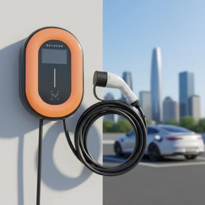 China 32A 7kW EV Charger Station Wallbox with Wi-Fi APP Control for Fast Electric Car Charging for sale