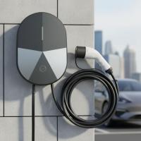 China 7kW 32A Wall-mounted EV Charger AC Charging Station for Home and Commercial Use for sale
