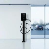 China 44kW Dual-Port AC EV Charger with Smart Load Balancing and Type 2/GBT Interface for Commercial Use for sale