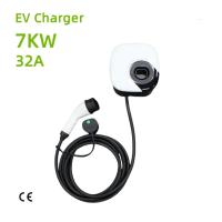 China 7kW 32A AC Charging Station with Type 2 Socket for Residential EV Wallbox Charger for sale