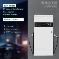 China 180kW DC Fast Charging Station with Dual Connector (CCS2/CCS1/CHAdeMO/GBT) and 10 inch LCD Touch Screen for Commercial EV Power Pile for sale
