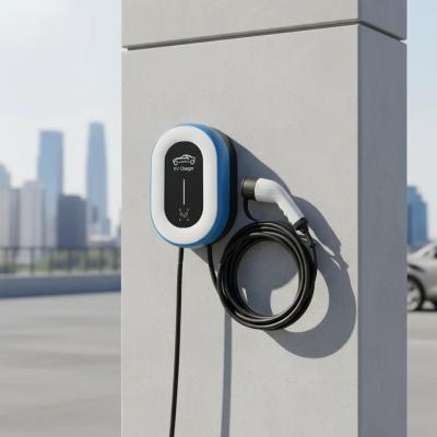 China Certified 7kW to 22kW Home Wall-mounted EV Charging Station with Type 2/GBT Interface and IP54/IK08 Protection for sale