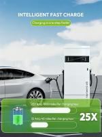 China 120kW DC Fast EV Charging Station with CCS2 GBT Dual Guns and PV ESS Integrated Storage System for sale