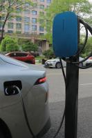 China 7kW Output Power EV Charger with Adjustable Current 32A and Type 2 Socket AC Charging Station for sale
