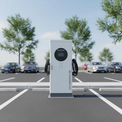 China Dual Gun 120-240KW Output Power DC Fast EV Charging Station with Multi-Standard CCS2 CHAdeMO GBT Compatibility for sale