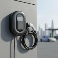 China 7kW 32A Rated Current APP Controlled EV Charger Wallbox With Type 2 Interface for Household Use for sale
