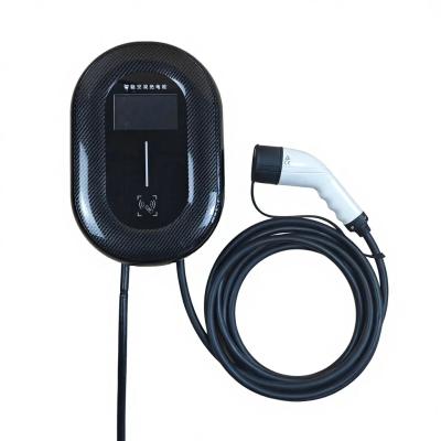 China 7kW 32A Rated Current APP Controlled EV Charger Wallbox With Type 2 Interface for Household Use for sale