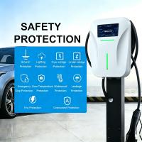 China Compact 7 kW GB CE Certified EV Charger with OCPP RFID Mobile App Control and 5M Cable for sale