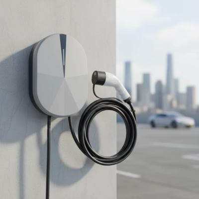 China High-Performance 7kW 32A EV Charger Wall-mounted AC Charging Station with Type 2 Interface for Southeast Asia for sale