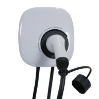 China 32A 7KW Adjustable Current EV Charging Station with LCD Screen and Type 2 Socket Wallbox Charger for sale