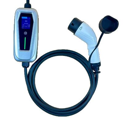China Portable Electric Car Charger with 3.5KW Power 16A Output and Type 2 Plug for Home Use for sale