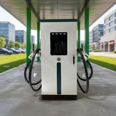 China 120-240kW DC Fast Charger with CCS/CHAdeMO/GBT Interfaces and 380V Input for Electric Vehicle Charging for sale