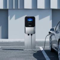 China 22kW Ultra-Fast EV Charging Station with Interactive LCD Touch Screen and Rugged Weatherproof Design for sale