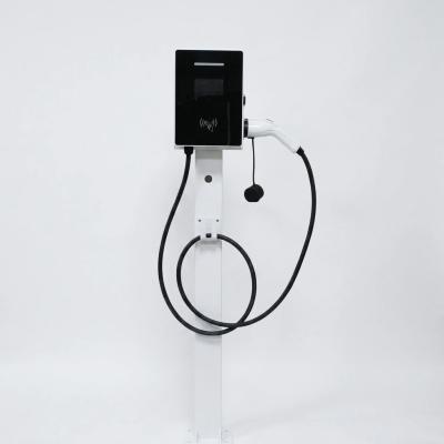 China 22kW Fast Charging EV Station with Universal Plugs and LCD Touch Screen for Tesla-Compatible AC Charging for sale