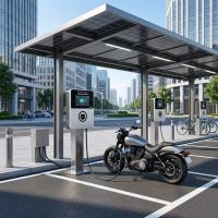 China Electric Motorcycle DC Fast Charging Station with 3-9 Minutes Full Charge Smart Cloud AI Monitoring and Liquid Cooling for sale