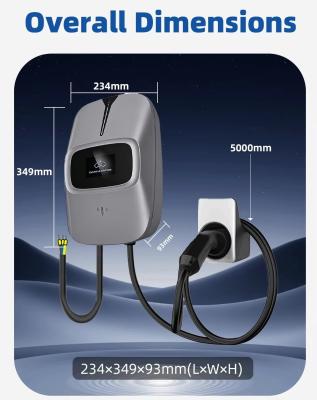 China Compact 7kw ac ev charger electric vehicle charger with simple installation process and minimal maintenance requirements for sale