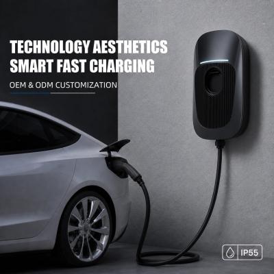 China Durable Electric Vehicle Wall Charger Featuring Weather Resistant Design and Fast Charging Capability Ideal for Outdoor for sale
