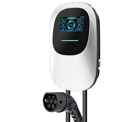China 7KW smart ev charger Rfid APP Control Home Residential Charging Station Type 2 EV Charger Certificated For EU Market for sale