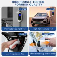 China 7KW/3.5KW Portable EV Charger with LCD Display and IP55 Waterproof Rating for New Energy Vehicles for sale