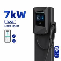 China 7kW Type 2 Home EV Charger Wallbox Smart App Control IP65 Compatiable with BYD Vinfast Cars For Indonesia Malaysia Residential Garage for sale