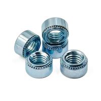 China Heat Treated Black Oxide Coated High Load Capacity Custom Knurling Pattern Self Clinching Nut for sale