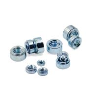 China Heat Treated Black Oxide Coated High Load Capacity Custom Knurling Pattern Self Clinching Nut for sale
