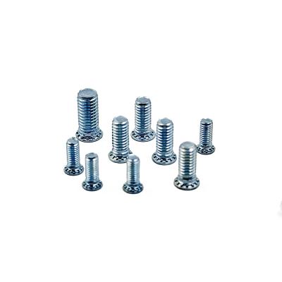 China Stainless Steel Press Fit Screws M1.2 To M8 Color Zinc Finish For 0.8-3.0mm Sheet Metal for sale